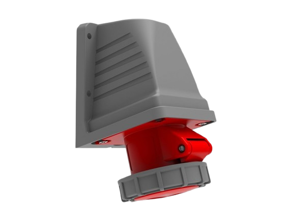 CEE 90° Angled Surface Mounted Socket 16A 415V 5 Pin IP67 | BC1-1505-7 ...